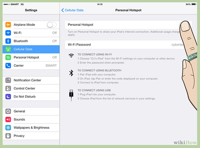 How To Connect To Internet On Your Laptop Through The Cell Phone ...