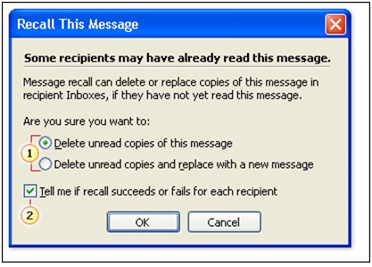Recall Outlook Messages - SysTools Blog