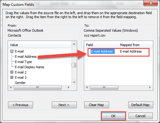 Export Outlook Email Addresses To Excel 2016 2013 2010