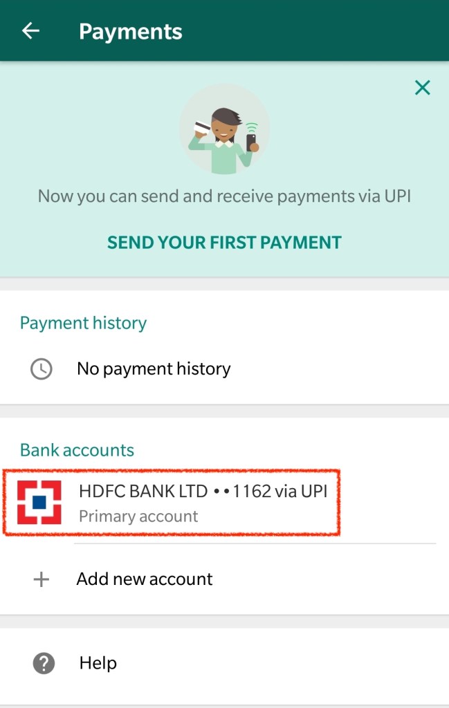 WhatsApp UPI Payment : Send money to any UPI ID via WhatsApp