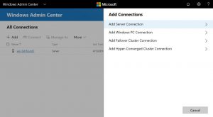 Introduction to New Windows Admin Center Interface : Microsoft’s ...
